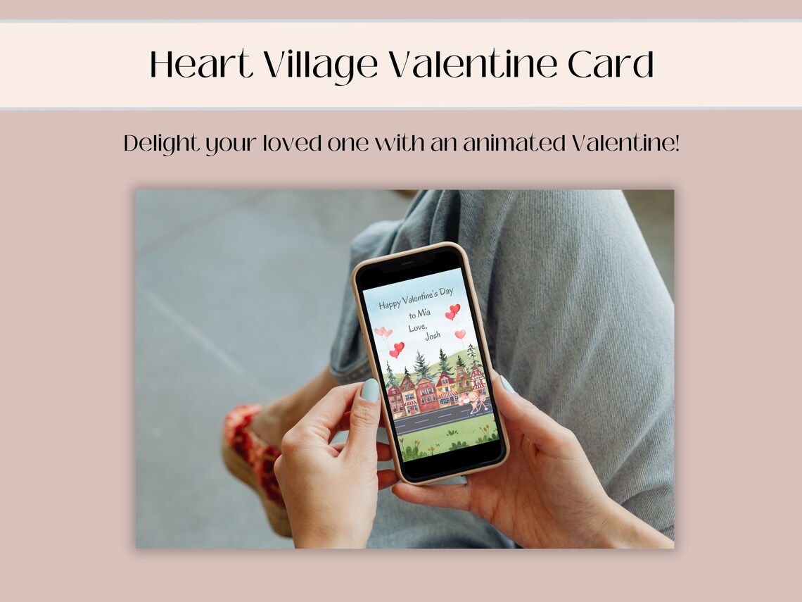 Editable Valentine Video Card, Animated Valentine Greeting Card Video ...