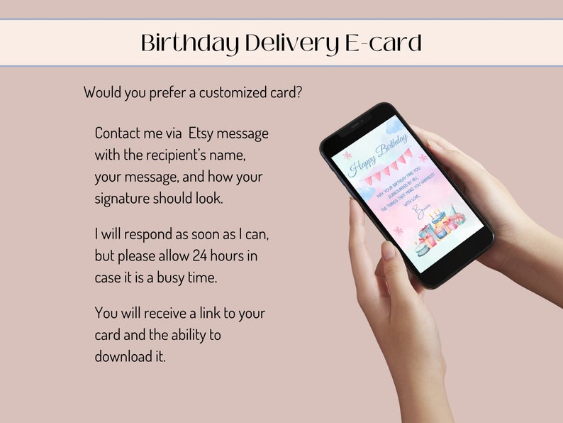 Animated Birthday E-card: Editable Canva Template (digital Download) - Etsy