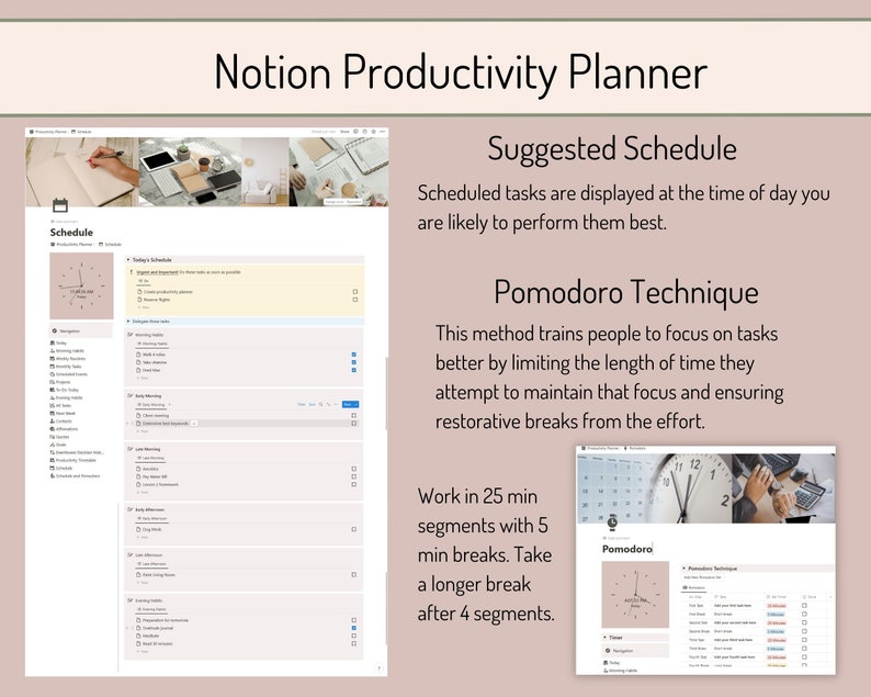 Notion Productivity Organizer, Aesthetic Notion Template, All-in-one ... Notion Productivity Organizer, Aesthetic Notion Template, All-in-one ...