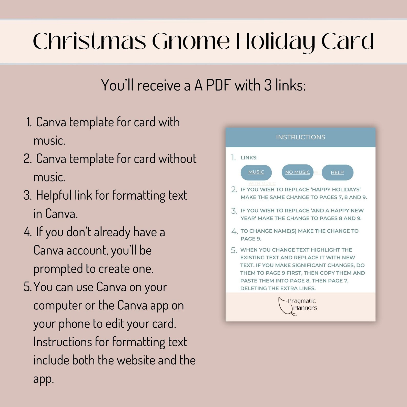 Electronic Christmas Card Template, Personalized Video Holiday Card ...
