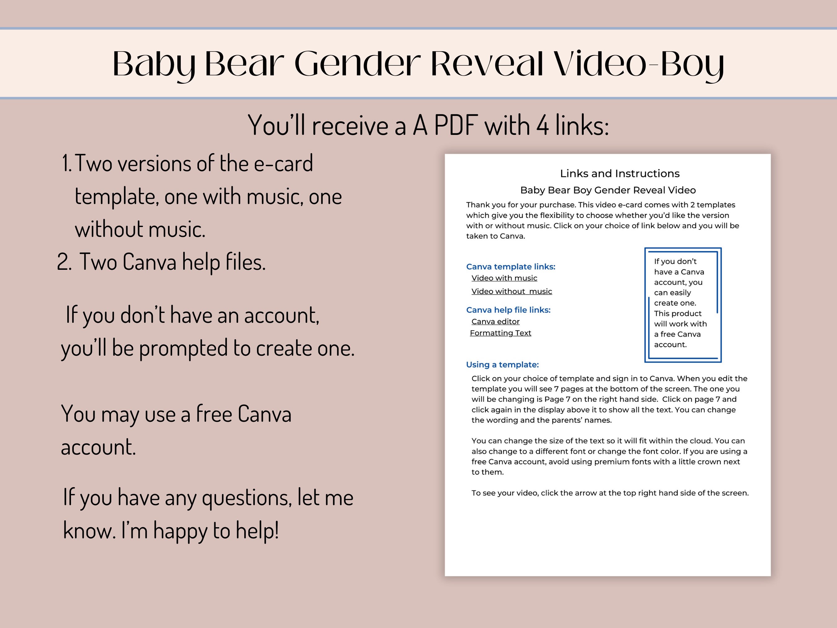Its a Boy Gender Reveal Video, Digital Gender Reveal Ideas, Boy Gender ...