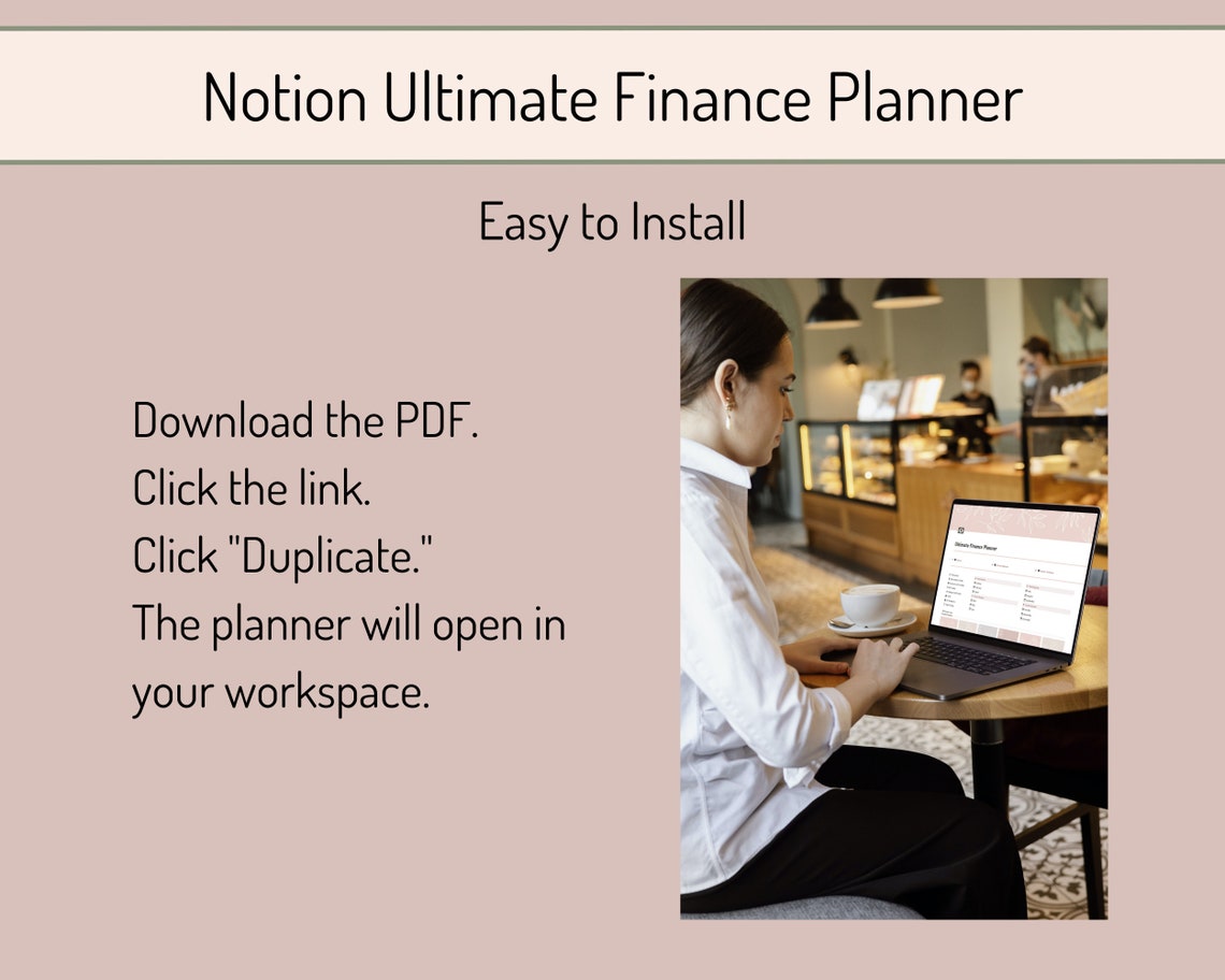 Ultimate Finance Tracker Money Management Planner, Personal Finance Tracker, Notion Budget ...