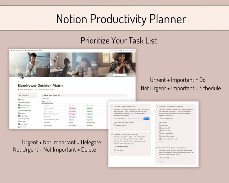 Notion Productivity Organizer, Aesthetic Notion Template, All-in-one ... Notion Productivity Organizer, Aesthetic Notion Template, All-in-one ...
