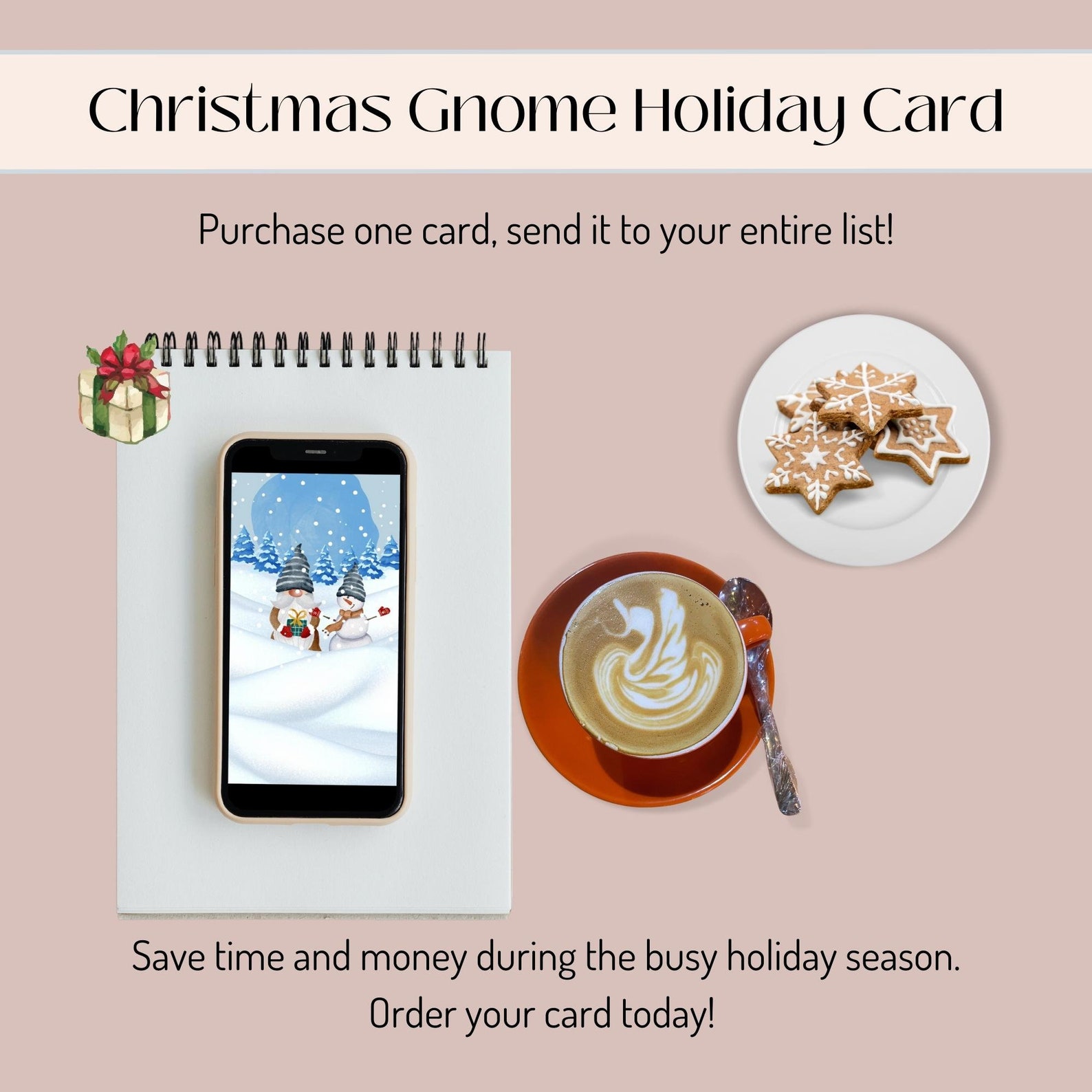 Electronic Christmas Card Template, Personalized Video Holiday Card ...