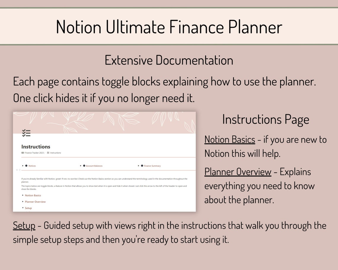 Ultimate Finance Tracker Money Management Planner, Personal Finance ...