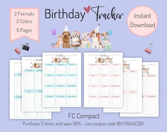 Important Dates Chart - Etsy