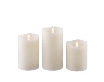 Tall Flameless Candles - Etsy