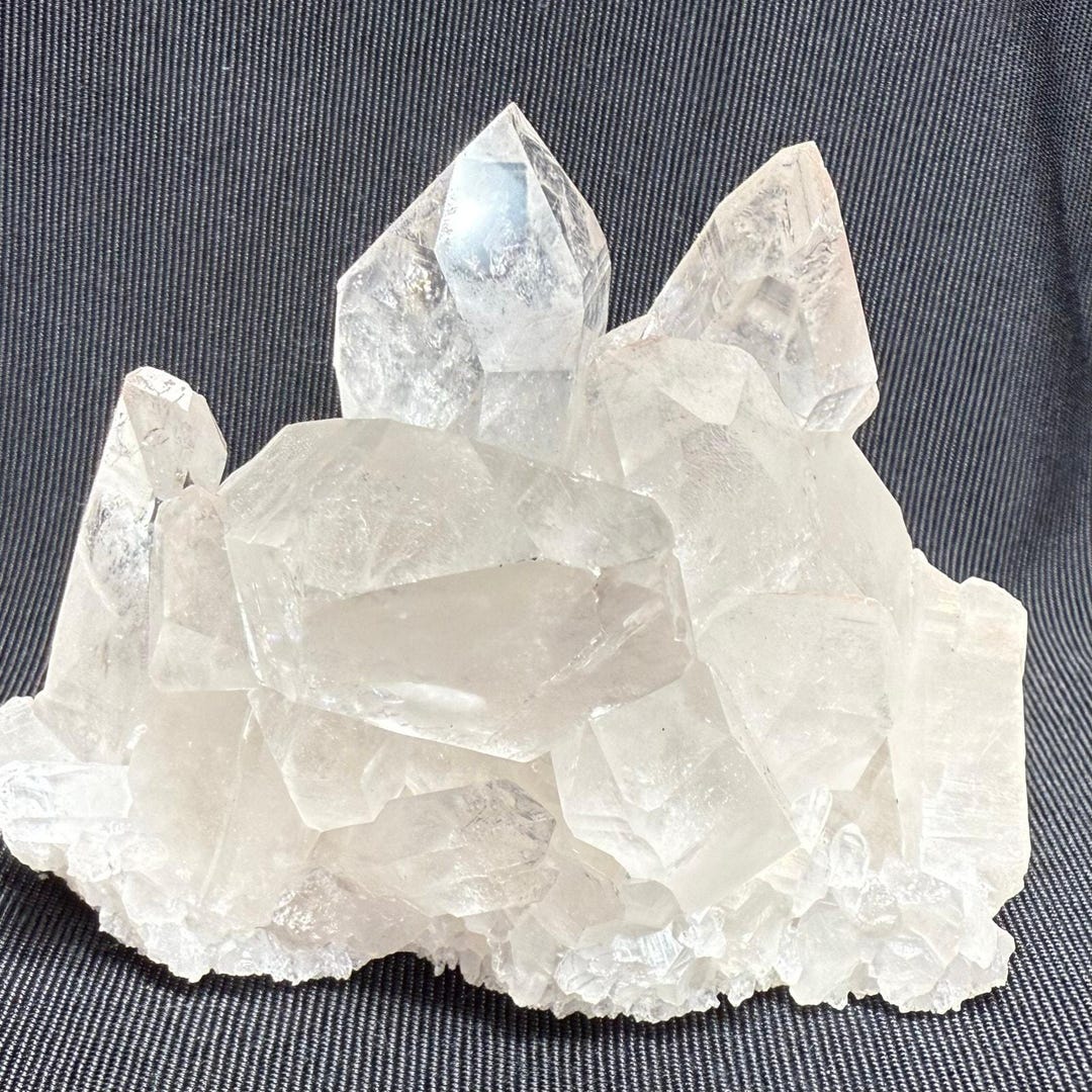 Natural Brazilian Quartz Cluster | Raw Quartz Specimen | Display Piece ...