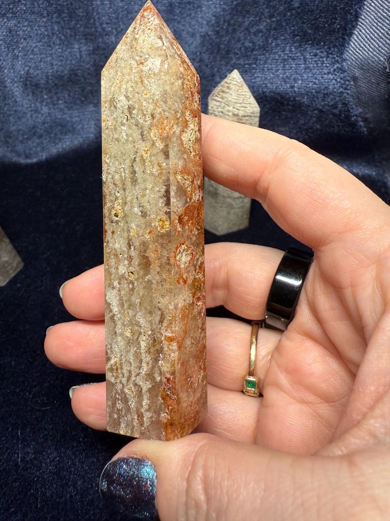 Garden Quartz Tower | Thousand Layer Lodolite Point | You Choose ...