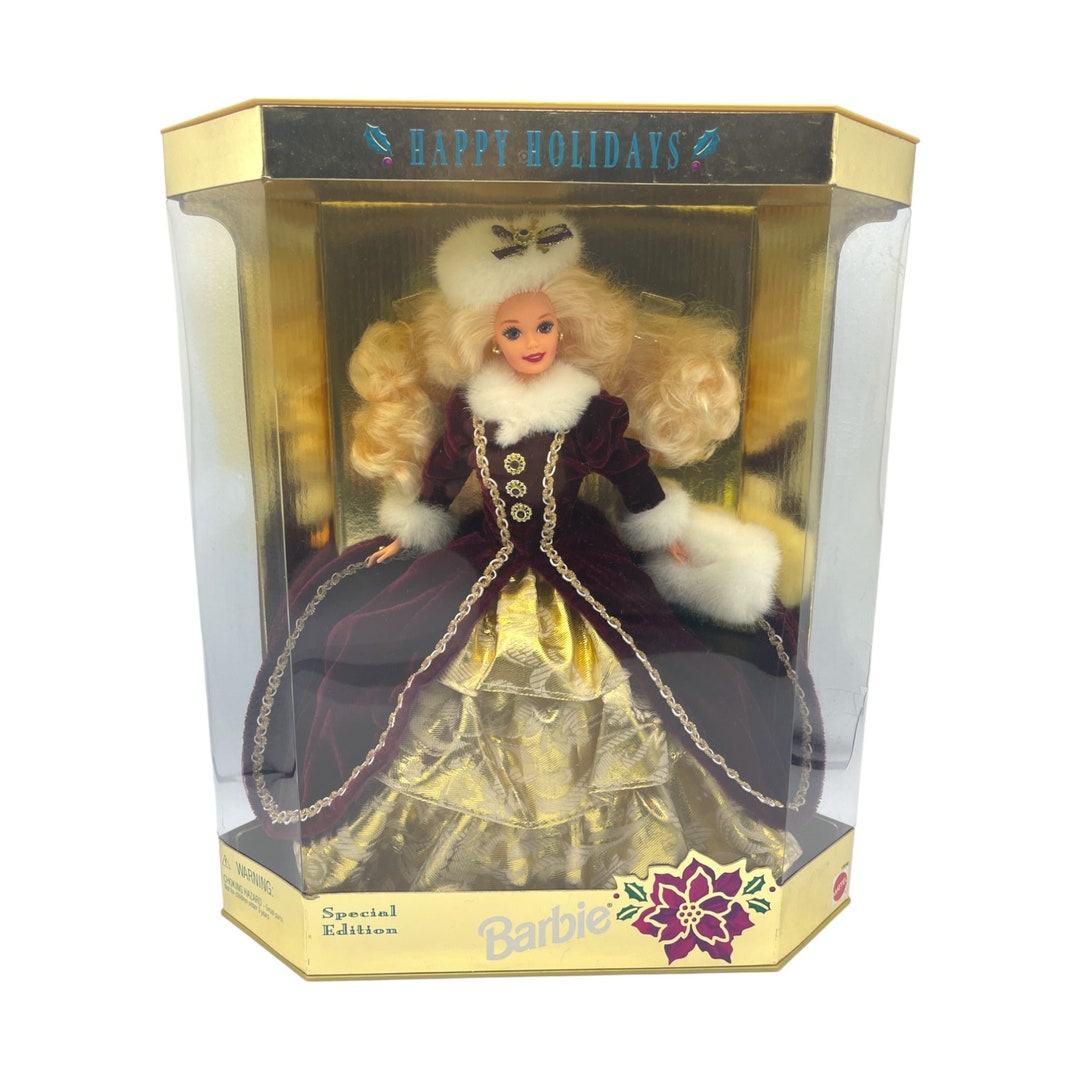 Mattel Barbie Happy Holidays 1996 Special Edition 15646 12 - Etsy