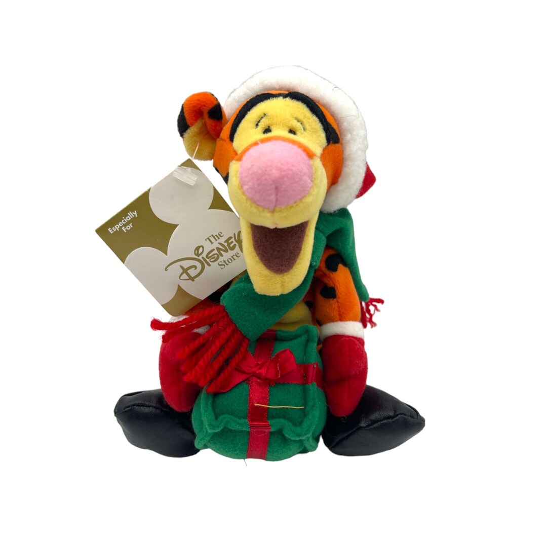 Disney Store Santa Tigger Mini Bean Bag Vintage 9 - Etsy