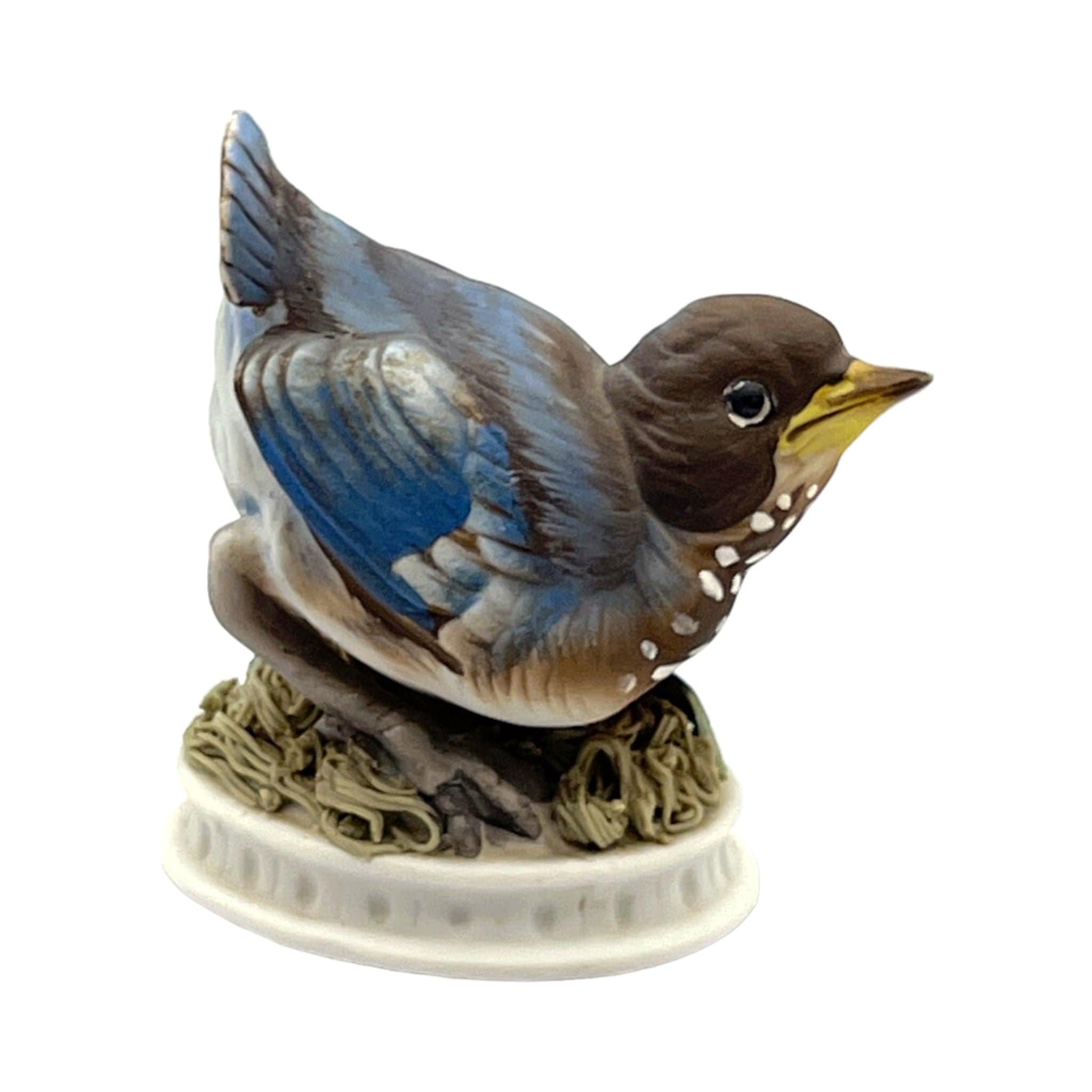 Lefton China Blue Bird 3 - Etsy