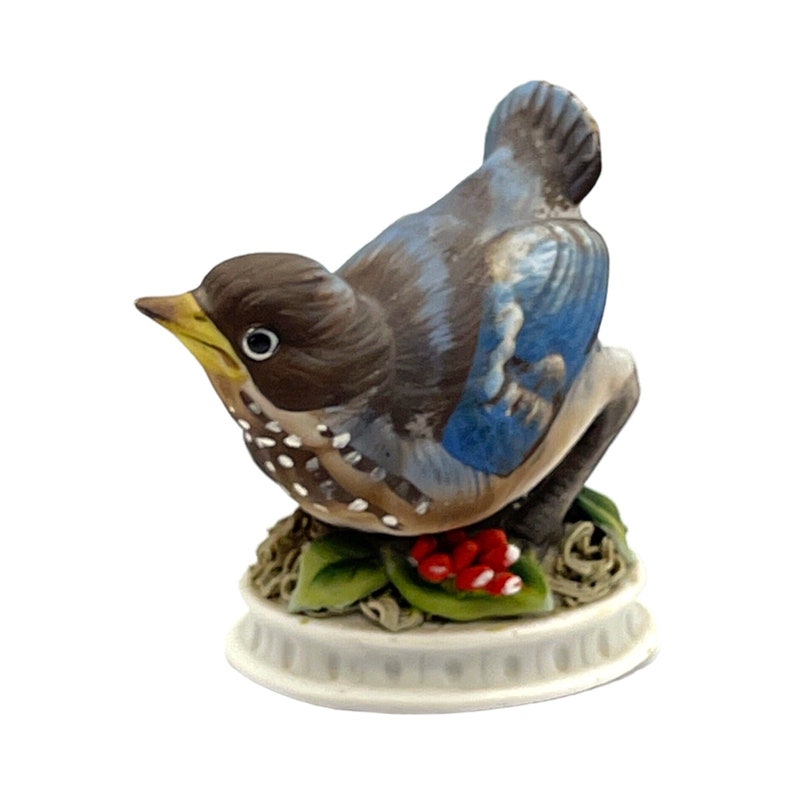 Lefton China Blue Bird 3 - Etsy