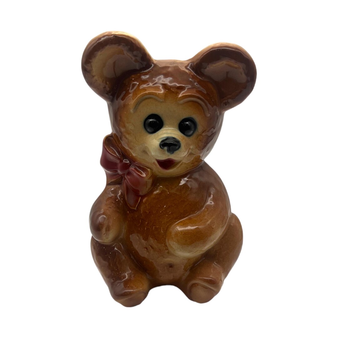 Royal Copley - Teddy Bear Planter - Vintage - 6.25" - Etsy