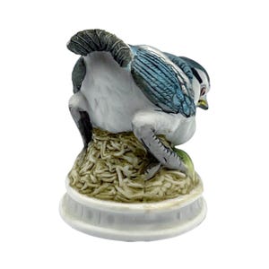 Lefton China - Blue Jay W/flower - 3" - Etsy