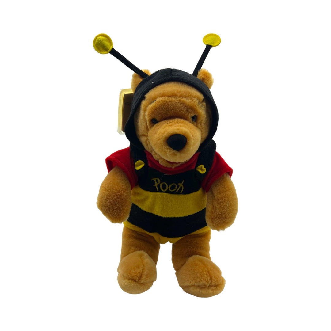 Disney Store - Bumble Bee Pooh - Vintage - 12" - Etsy