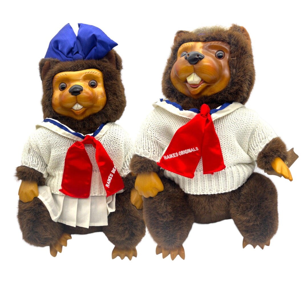 Raikes Original Bear - Lucy & Sam - Both Signed by Raike - 17" - Etsy