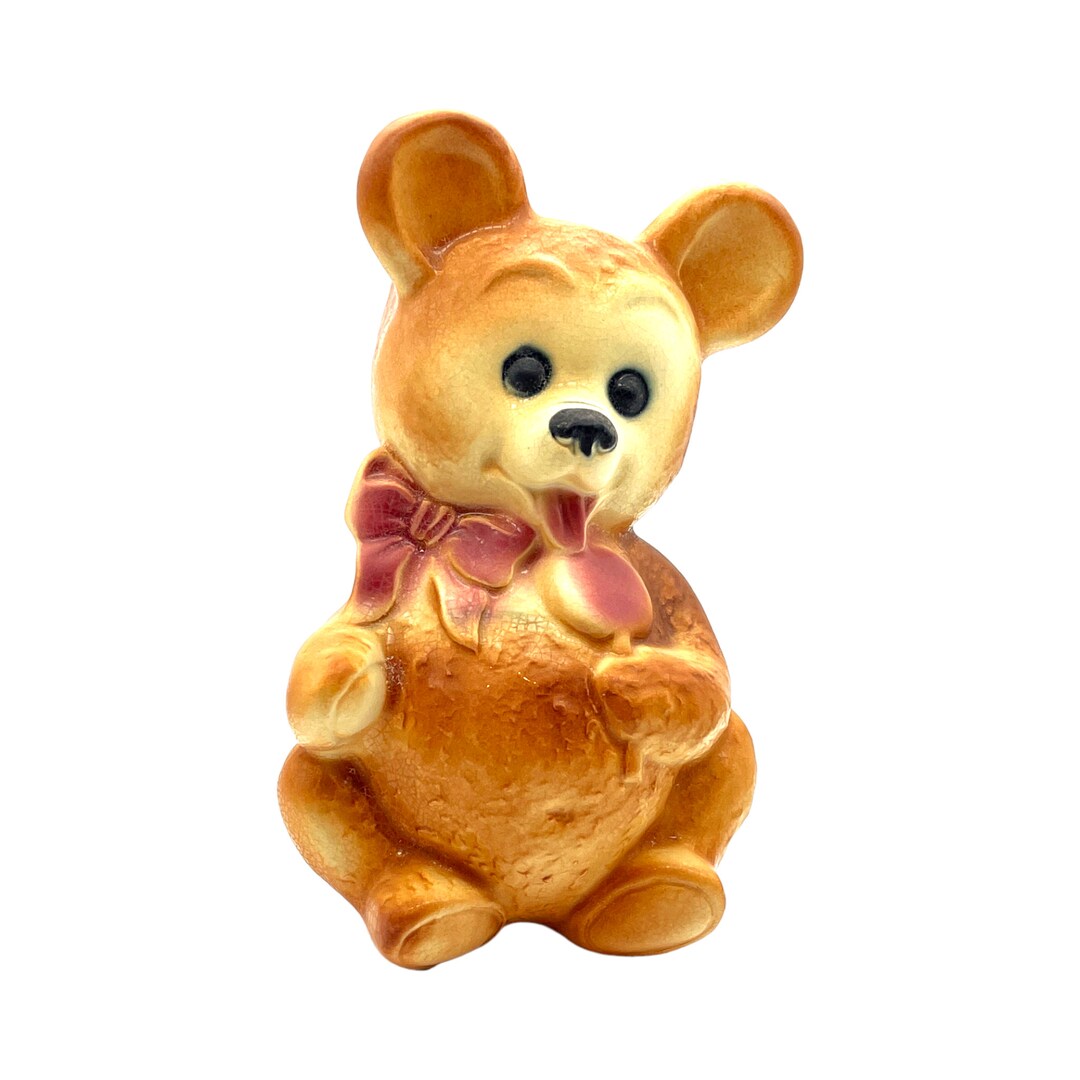 Royal Copley Teddy Bear Planter Vintage 8 - Etsy
