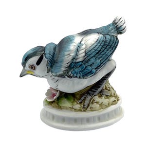Lefton China - Blue Jay W/flower - 3" - Etsy