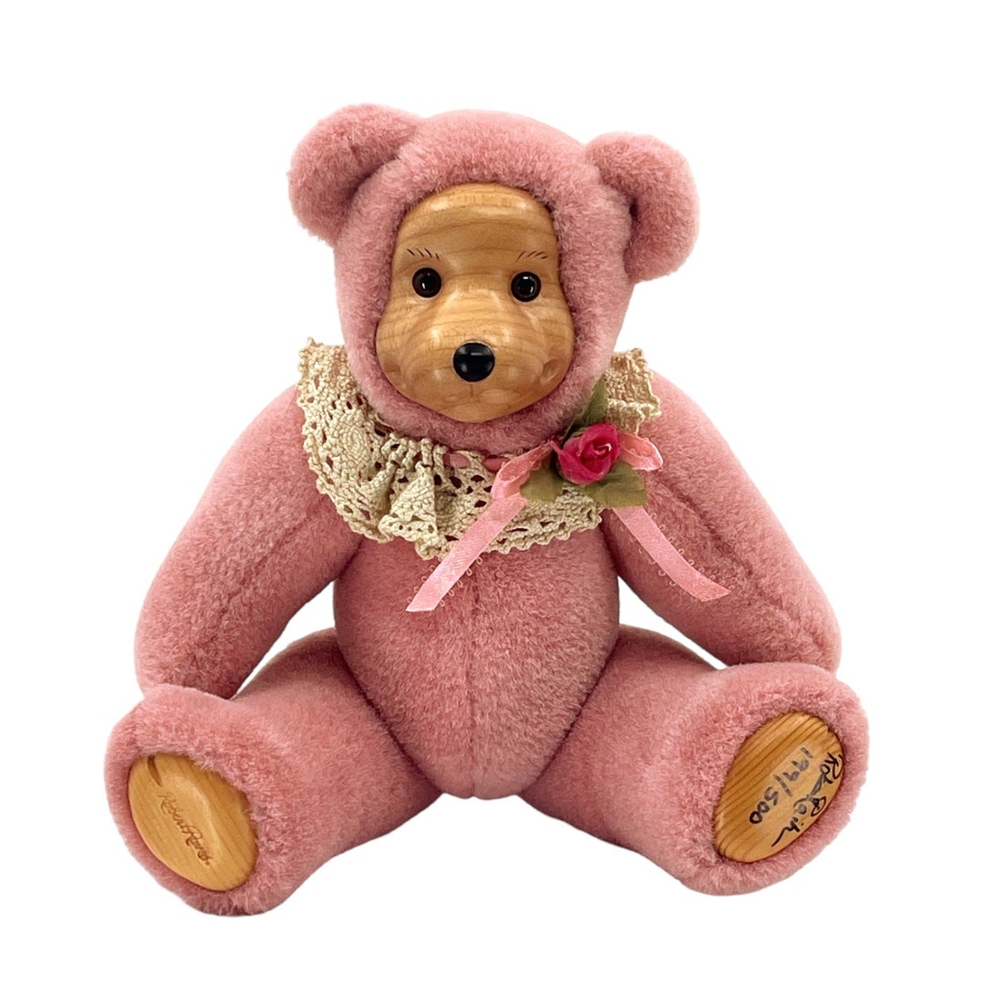 Raikes Original Bear Pink Bear 199 of 500 Hand Signed by Robert Raikes 10 - Etsy