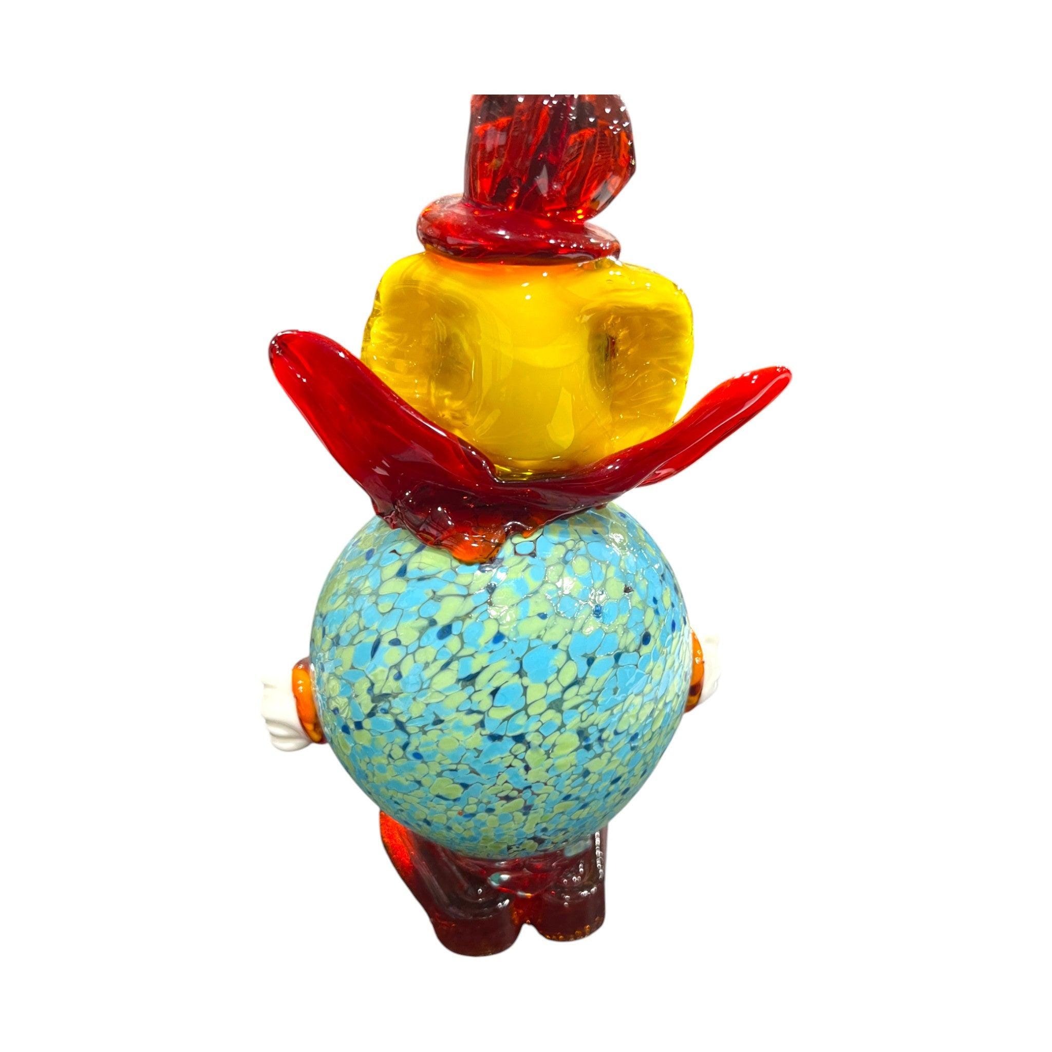 Murano Art Glass - Clown With Red Bow Tie & Orange Buttons - 8" - Etsy