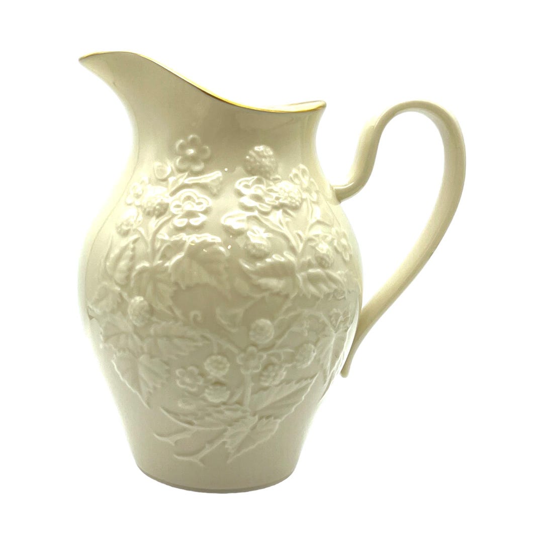Lenox - Pitcher Blackberry - 24K Gold Trim - Vintage - 6.75" - Etsy