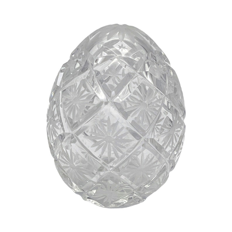 Faberge Crystal Egg Signed - Etsy