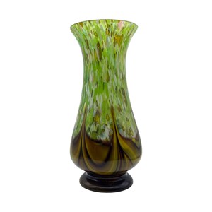 Opulent Opaline Symphony - Handcrafted Murano Art Glass Vase - Etsy