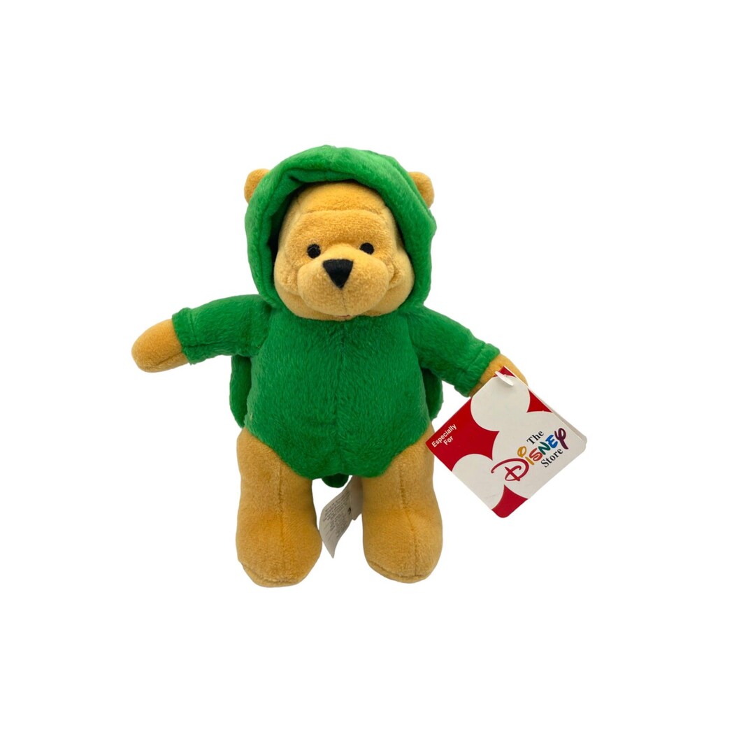 Disney Store - Dressed up Turtle Pooh - Mini Bean Bag - With Tag - 8 ...
