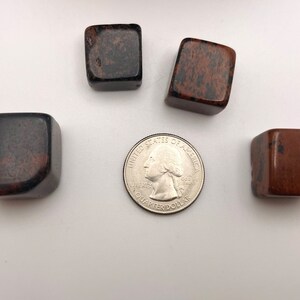 Mahogany Obsidian Cubes - Etsy