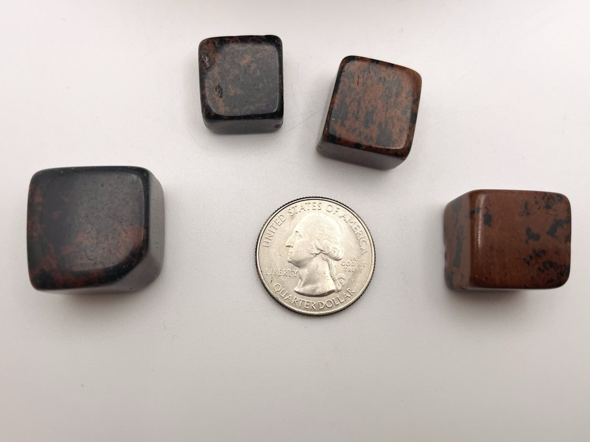 Mahogany Obsidian Cubes - Etsy