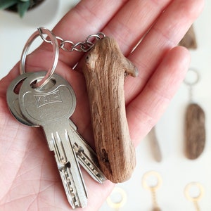 Drifftwood Keychain Handmade Natural Product Driftwood Key - Etsy