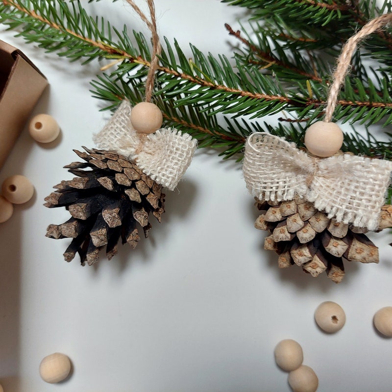 Pine Cone Ornaments - Etsy