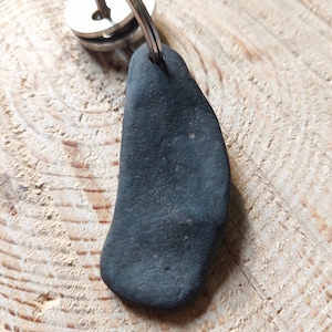 Pebble Keychain, Handmade Natural Product, Stone Key Ring ...