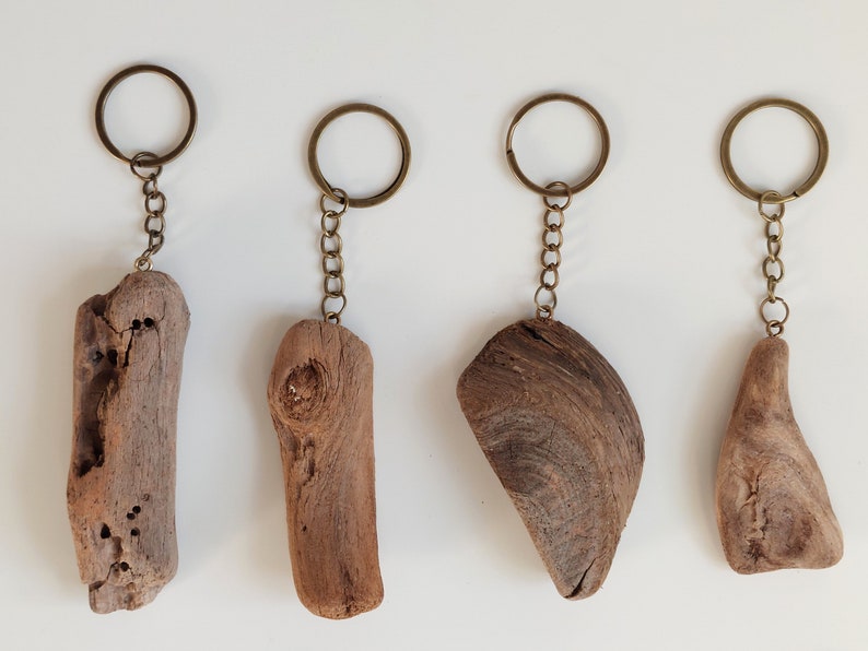 Drifftwood Keychain Handmade Natural Product Driftwood Key - Etsy