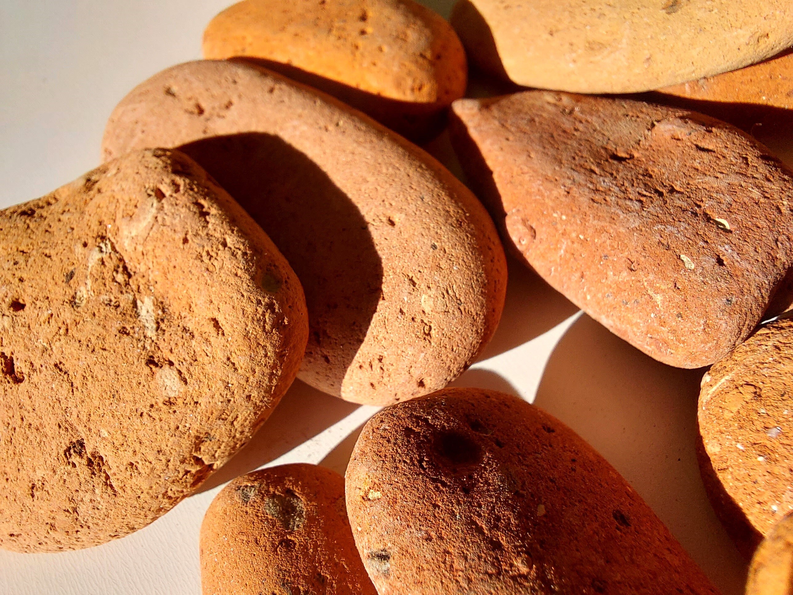 15 Pcs Clay Pebbles Natural Red Clay Rocks Size 0.78in/2 Cm - Etsy