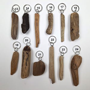 Drifftwood Keychain, Handmade Natural Product, Driftwood Key Ring ...