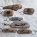 Driftwood Keychain, Handmade Natural Drift Wood Key Chain, Driftwood ...