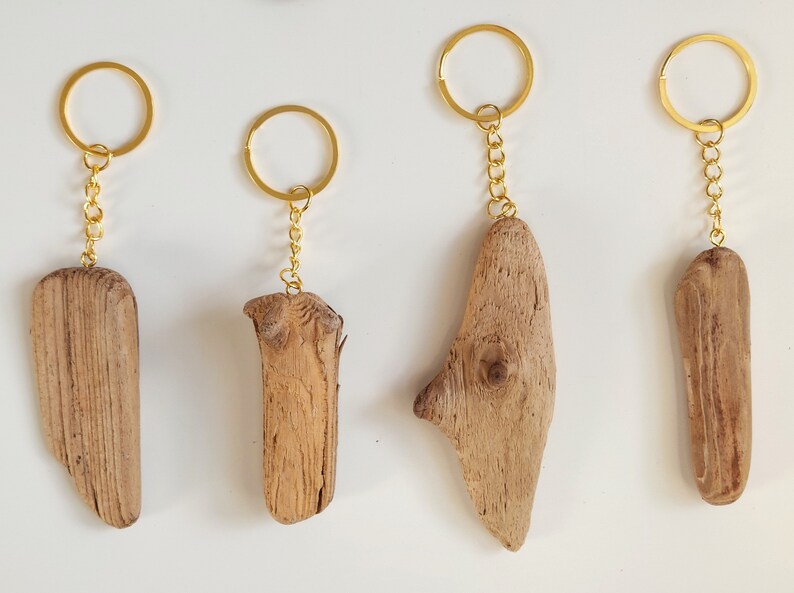 Drifftwood Keychain Handmade Natural Product Driftwood Key - Etsy
