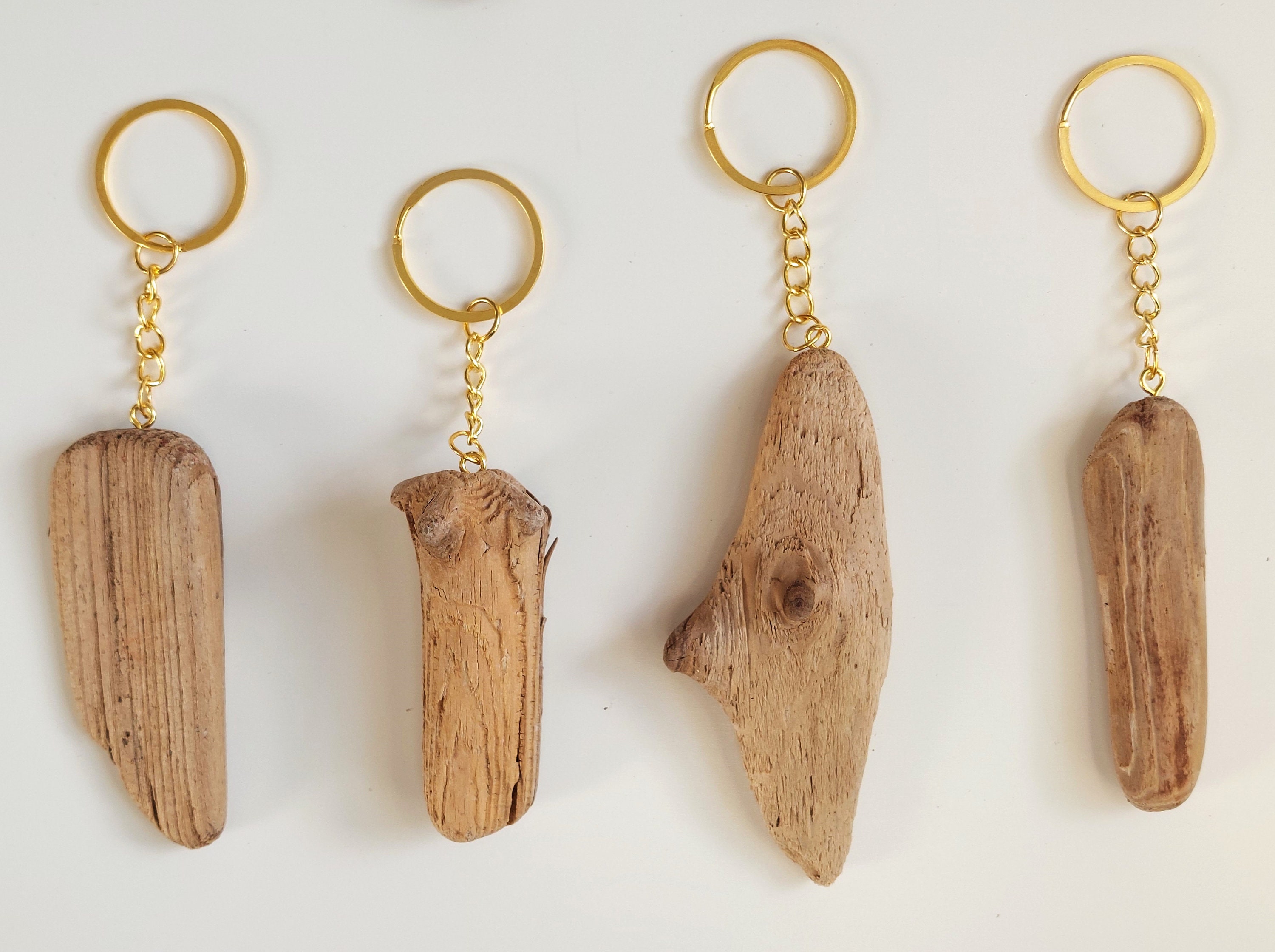 Drifftwood Keychain Handmade Natural Product Driftwood Key - Etsy
