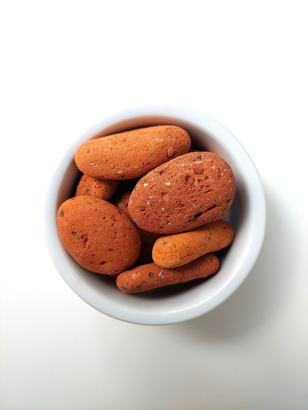 15 Pcs Clay Pebbles Natural Red Clay Rocks Size 0.78in/2 Cm - Etsy