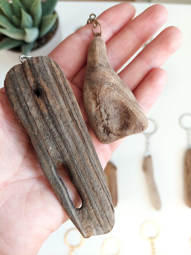 Drifftwood Keychain Handmade Natural Product Driftwood Key - Etsy