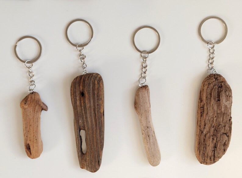 Drifftwood Keychain Handmade Natural Product Driftwood Key - Etsy