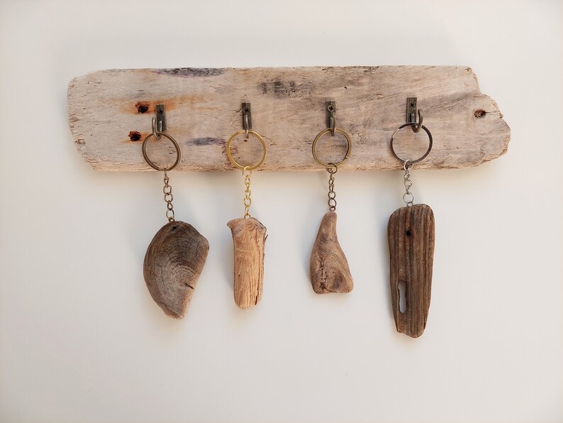 Drifftwood Keychain Handmade Natural Product Driftwood Key - Etsy