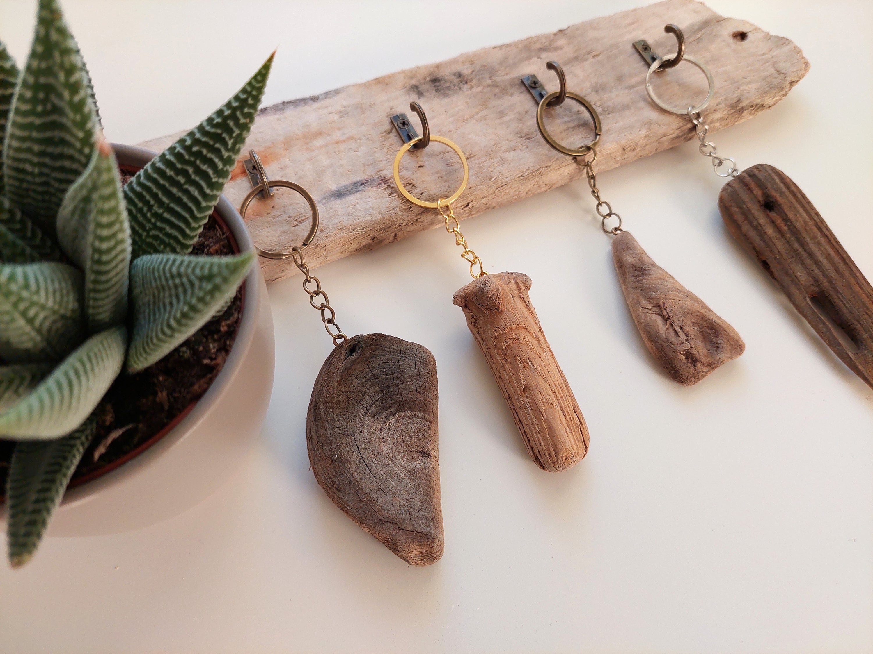 Drifftwood Keychain Handmade Natural Product Driftwood Key - Etsy