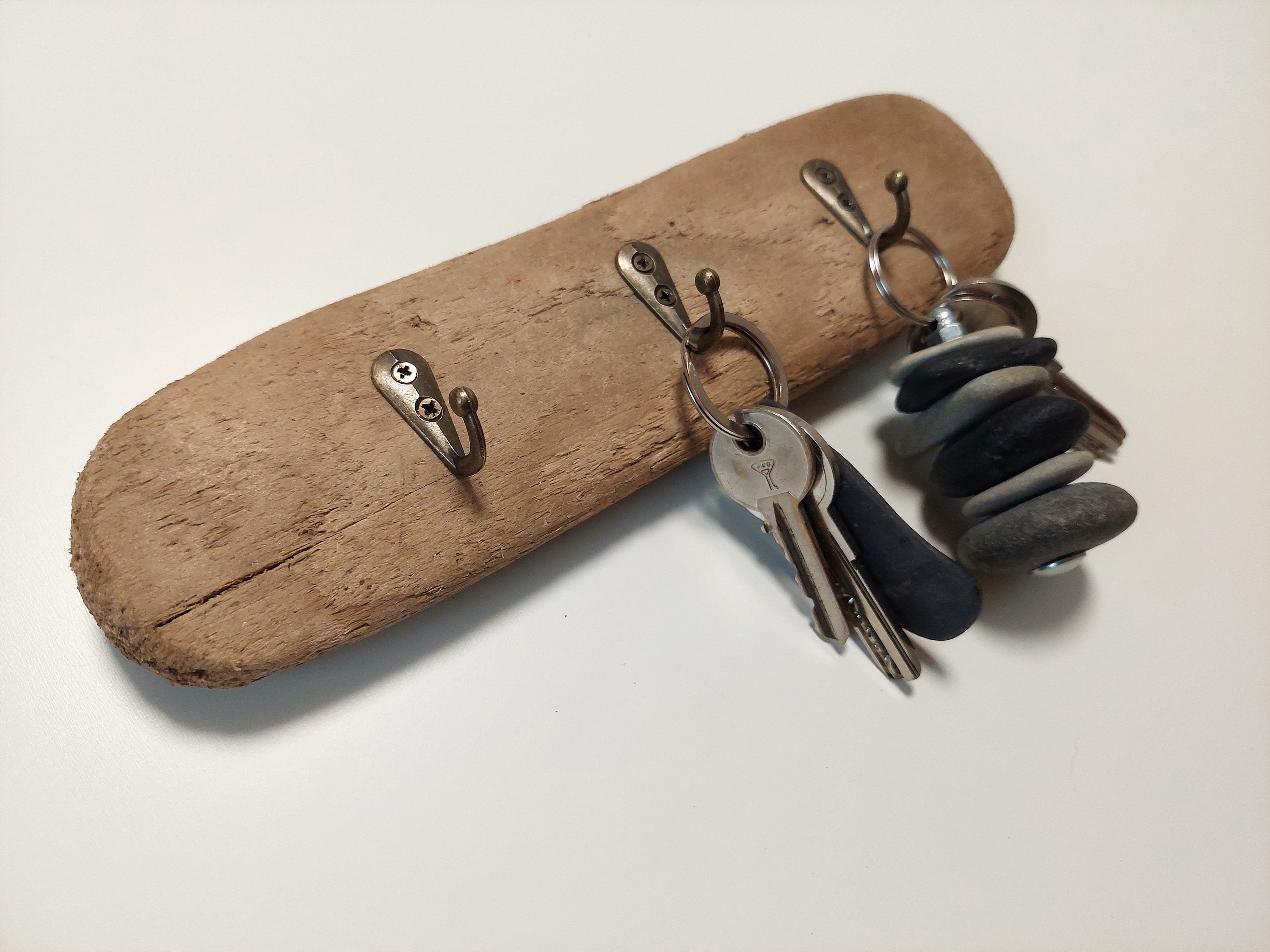 Driftwood Key Rack Rustic Key Hanger - Etsy