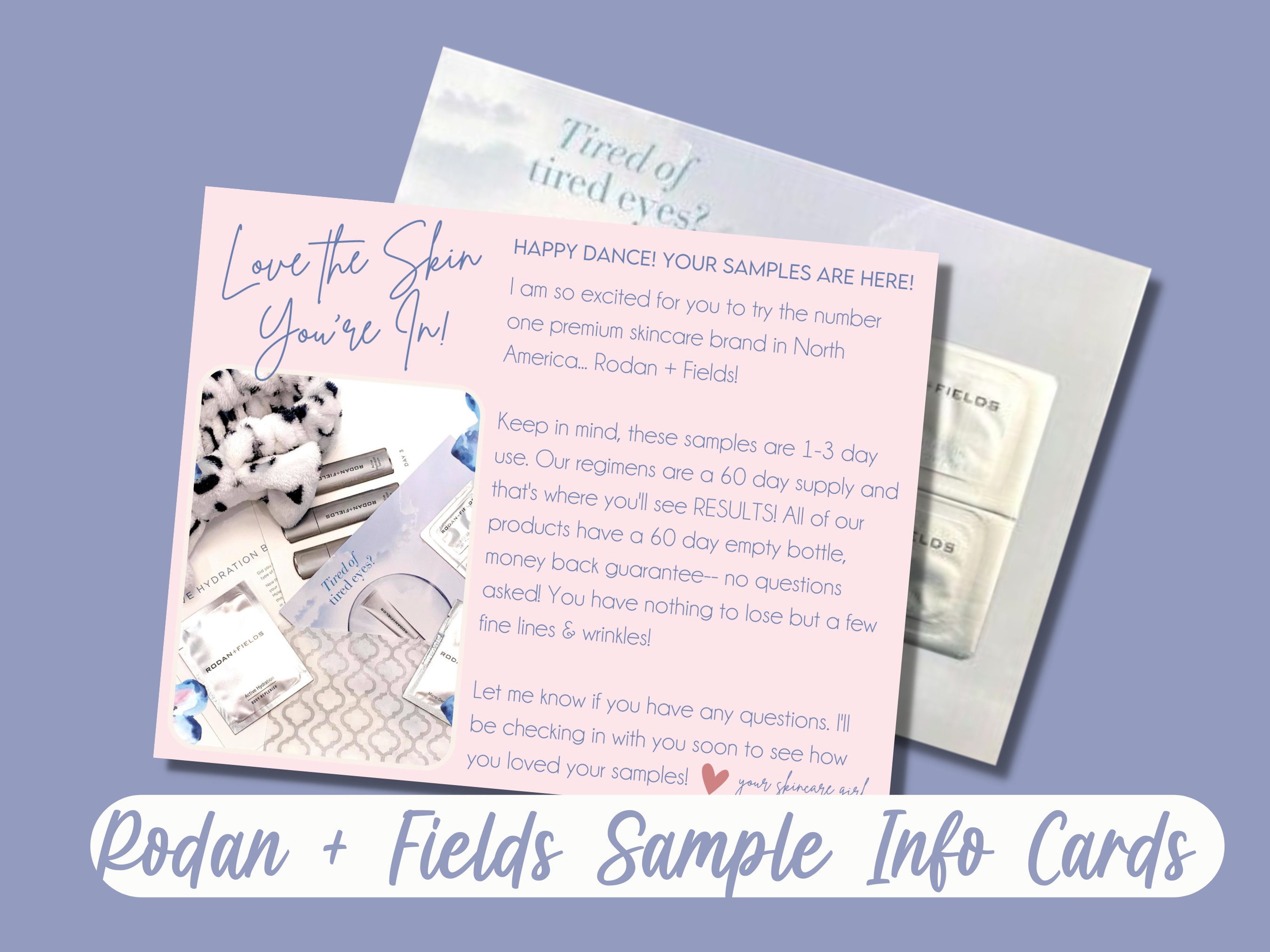 Rodan Fields Sample Note - Etsy