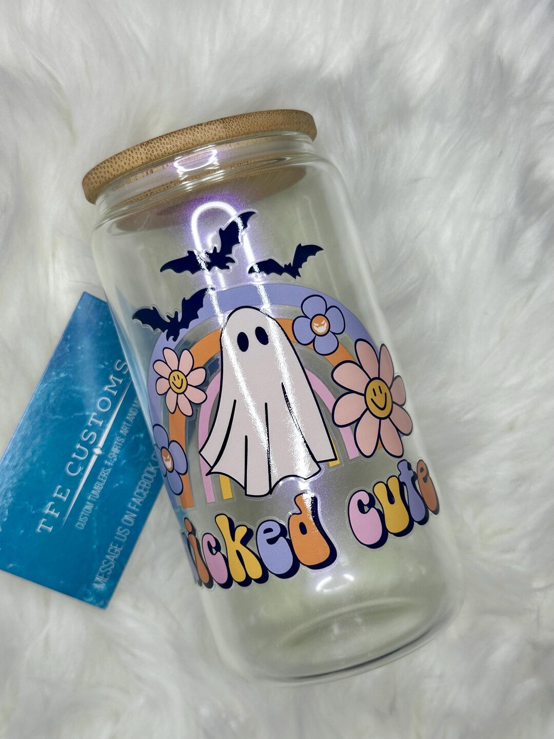 Wicked Cute Glass Cup - Etsy