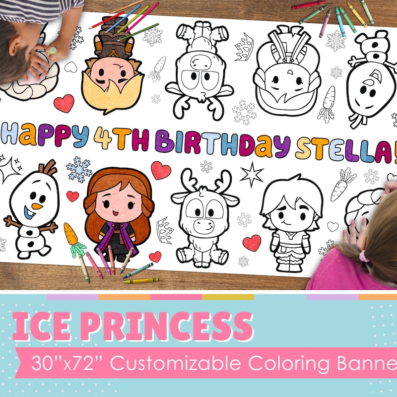 Personalized Frozen Banners - Etsy