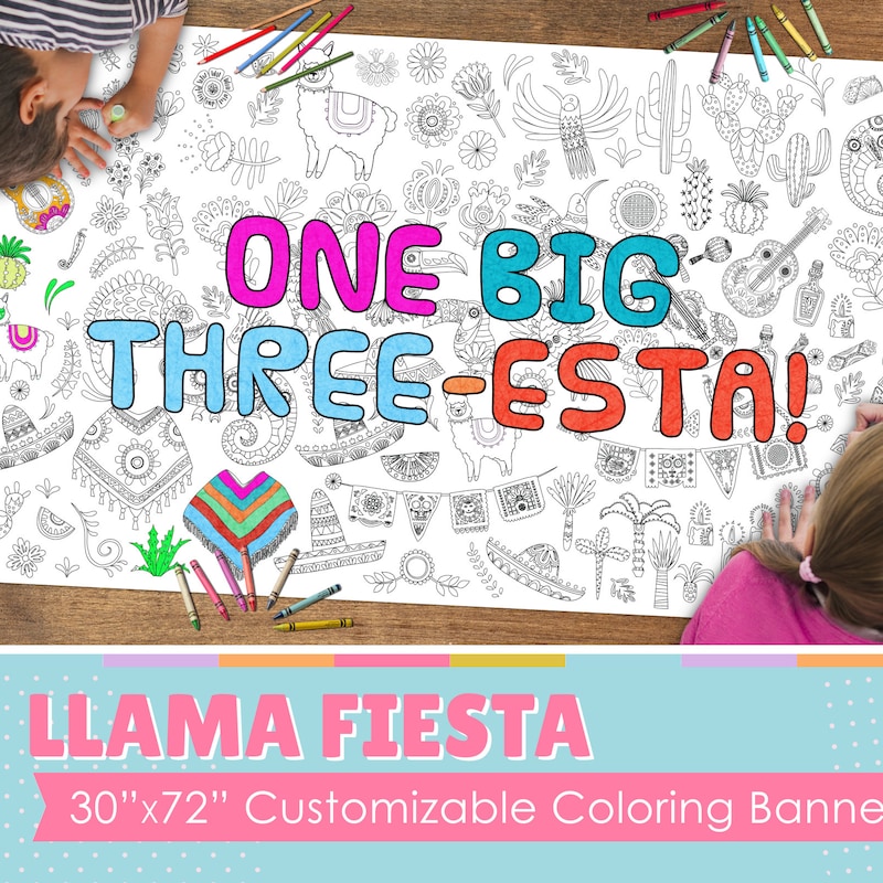 Llama Banner - Etsy